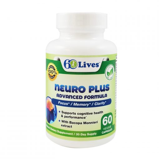 60lives NEURO PLUS Advanced Formula - Brain Support Supplement - 60 ...